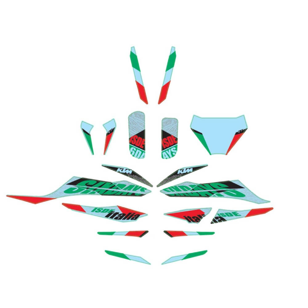 Italy Six Days Graphics Kit 55708990000 – KTM Spare Parts